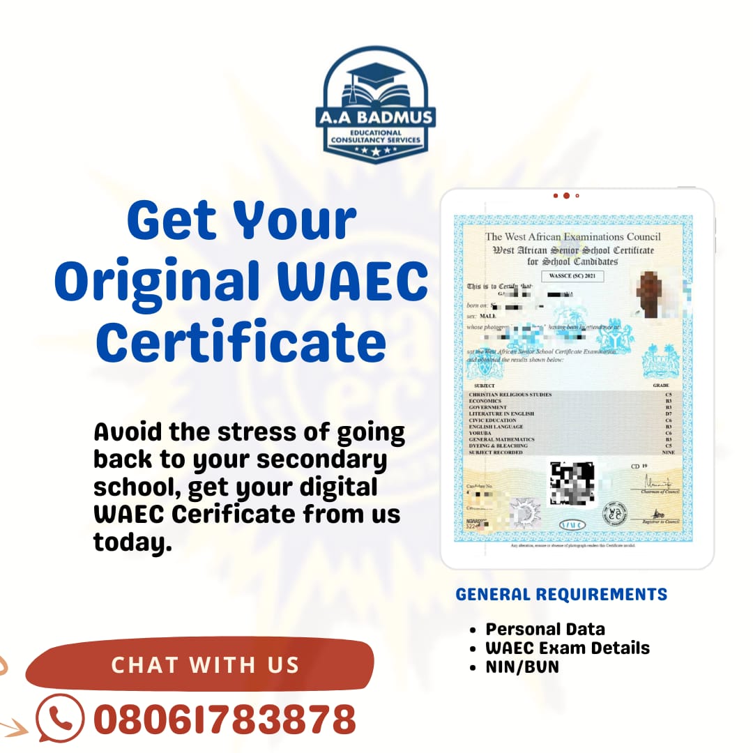 How to Get Your Original WAEC Certificate in 2025 (Digital or Physical) - Admission Companion
